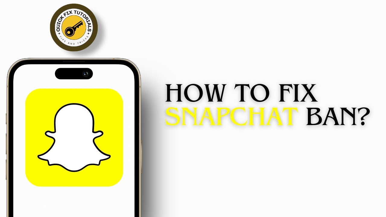How To Fix Snapchat Ban 2024 - YouTube