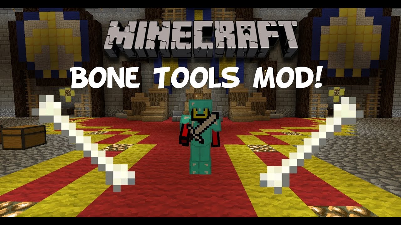 Minecraft Mini Mod Showcase #1 Bone tools - YouTube