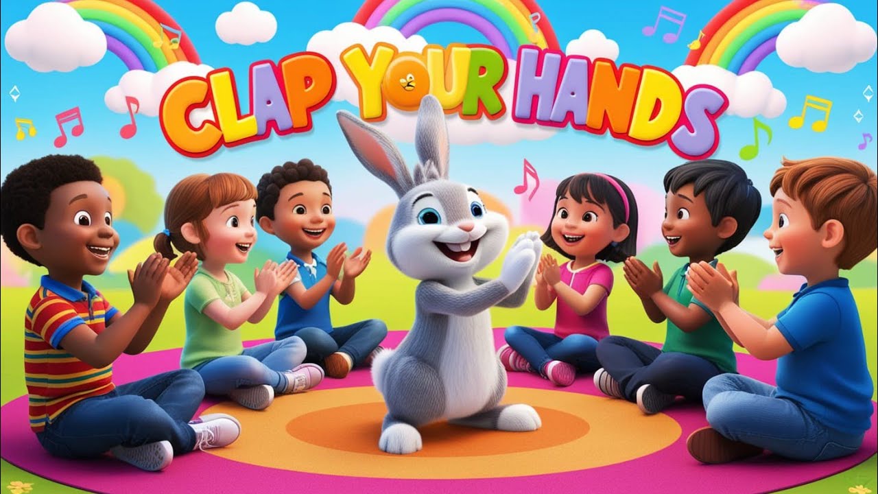 "🌟 Sing & Dance: Clap Your Hands with this Fun Kids' Nursery Rhyme! 🎶👶 ...
