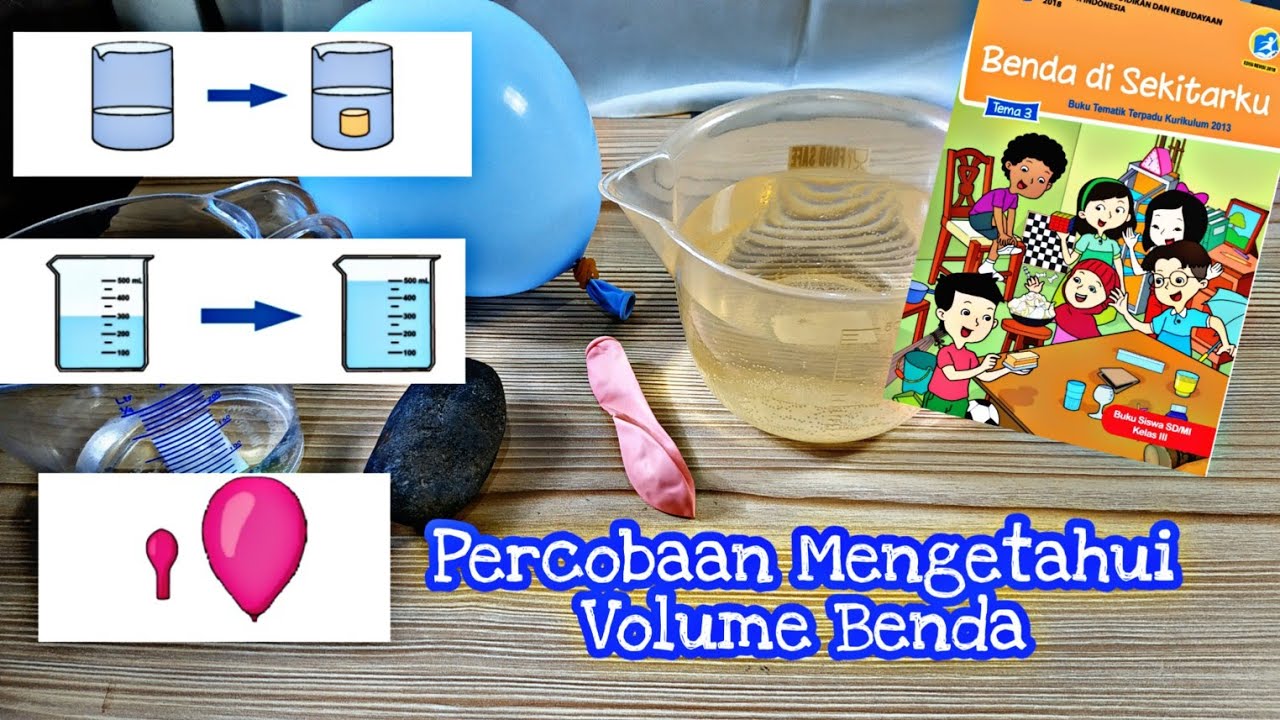 Percobaan Untuk Mengetahui Volume Pada Benda Tugas Kelas 3 SD Tema 3 ...
