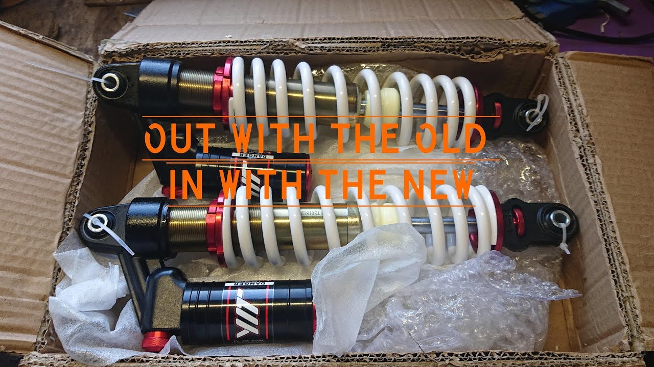 Out with the old in with the new | ATV shocks - YouTube