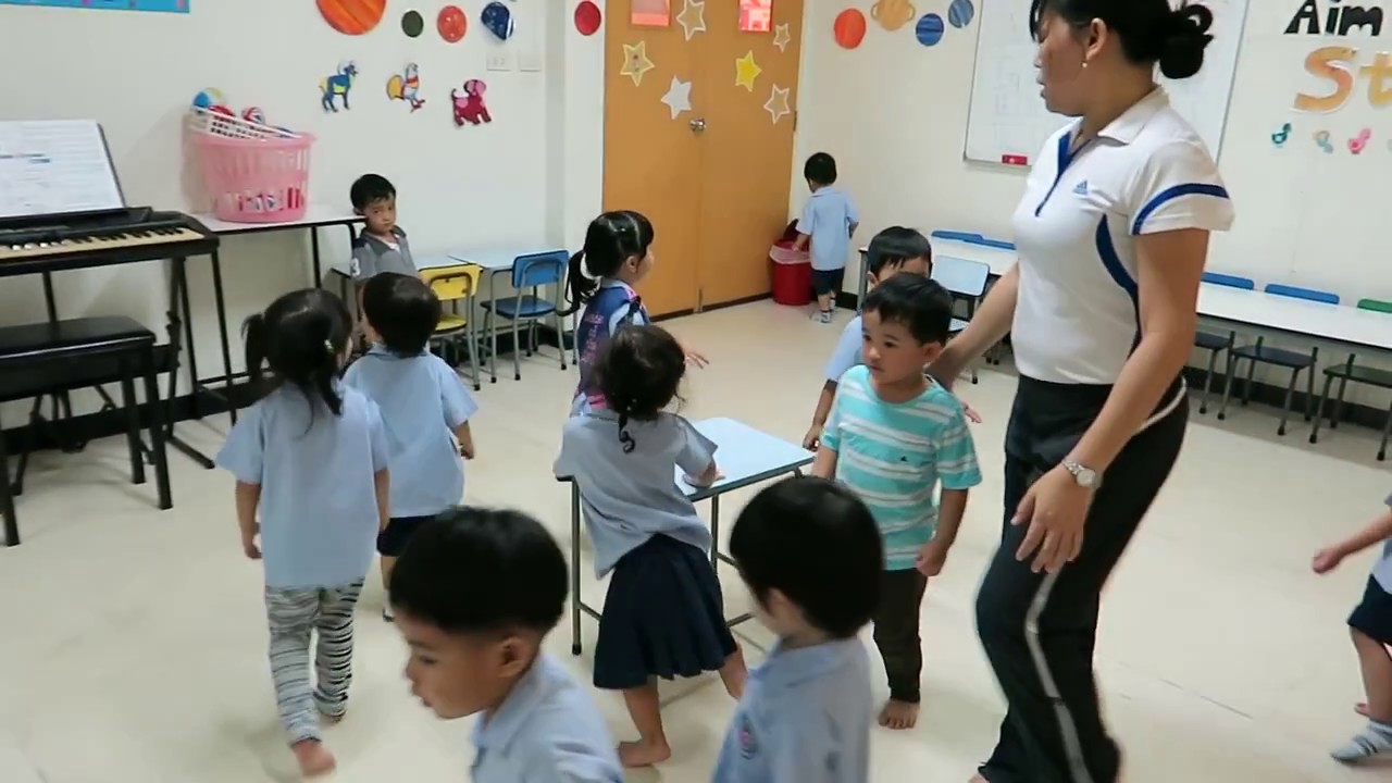 Pre-K Class: Run, Jump, Walk - YouTube