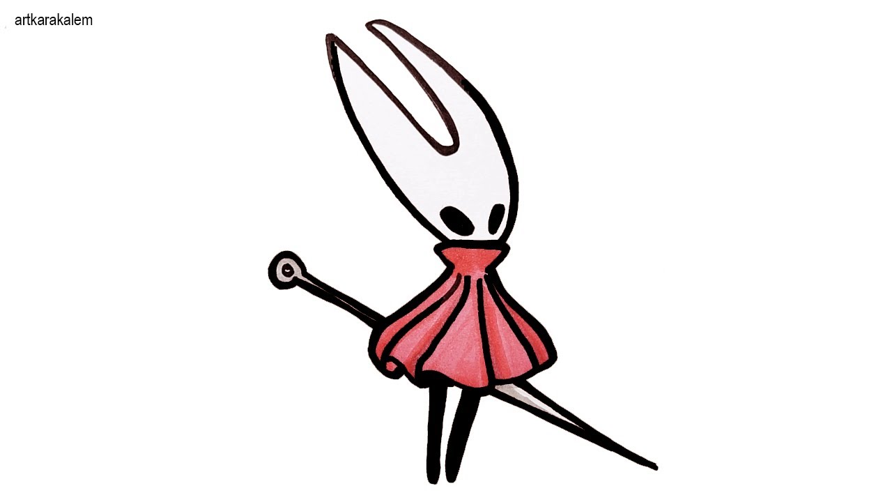 SİLKSONG HORNET Drawing | Easy Character Drawings - YouTube