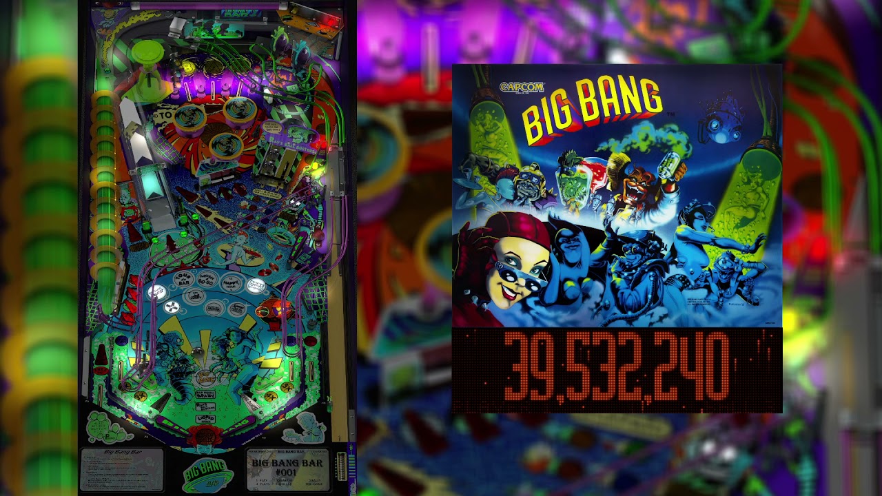Big Bang Bar (Capcom 1996) | Visual Pinball X | Table Snapshot (Cabinet ...