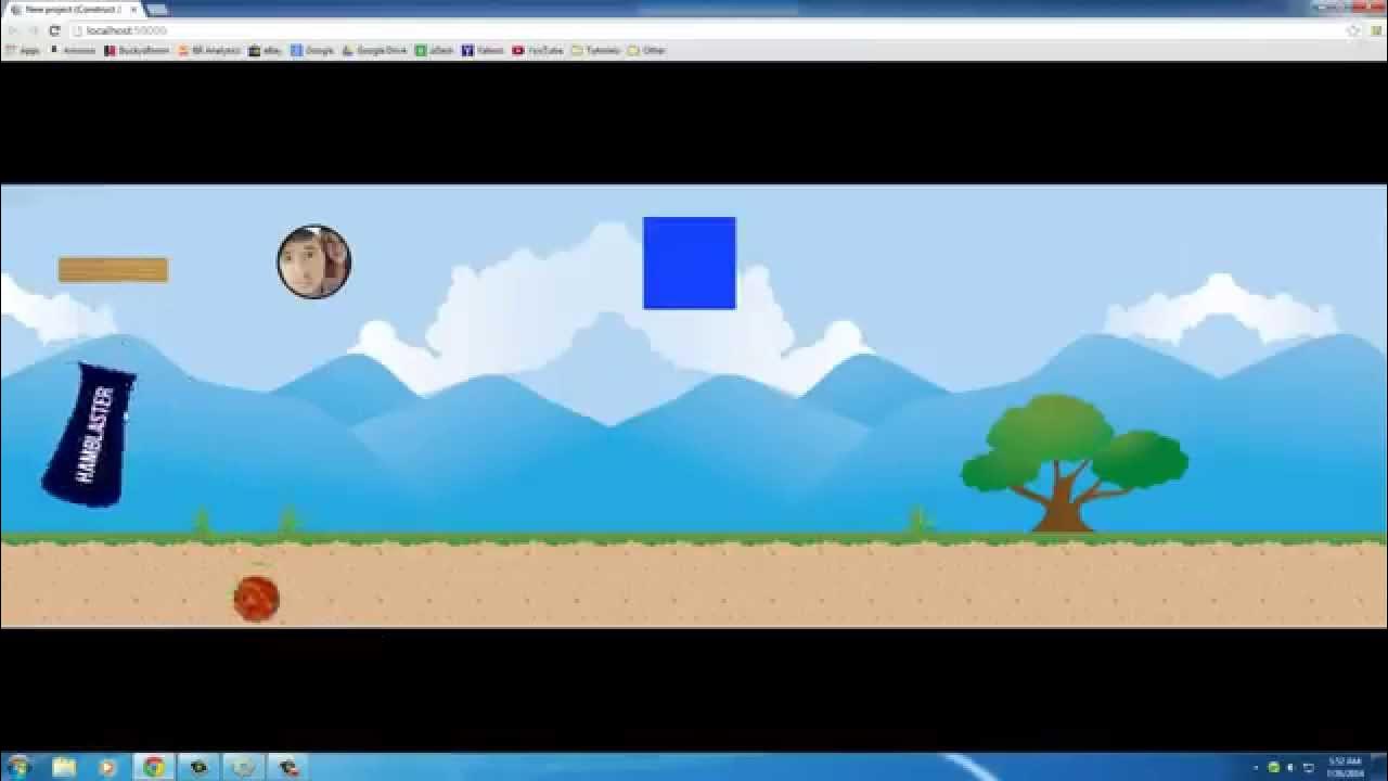 Physics Puzzle Game Development w/Construct 2 Tutorial 5 || Adding the Ground - YouTube