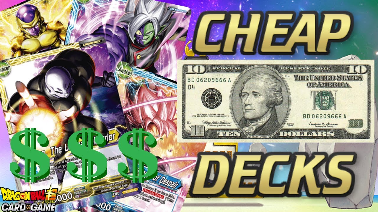 10 Dragon Ball Super Decks For 10$ - YouTube