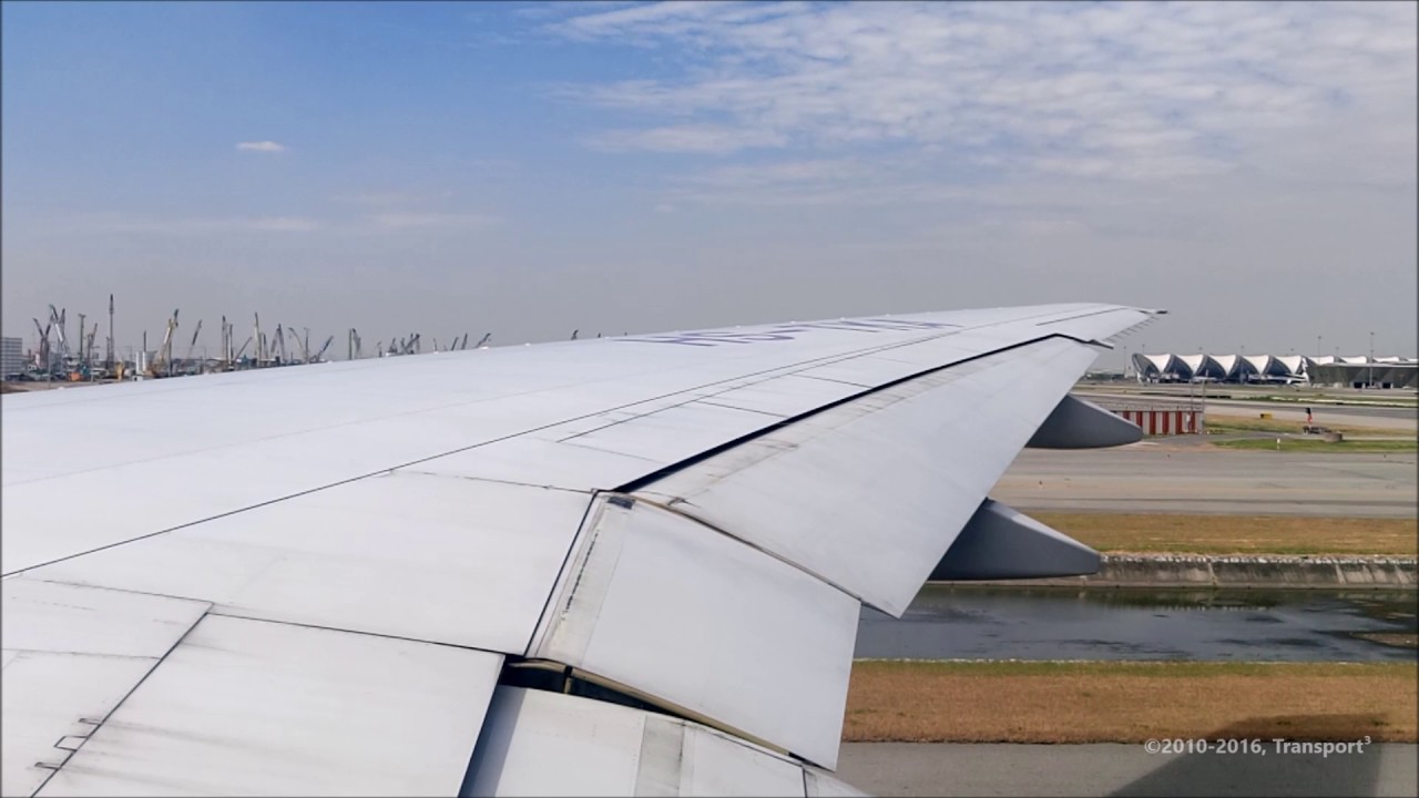 [Thai] ft. Boeing B777-3D7 - HS-TKA (TG413) Takeoff At Bangkok ...