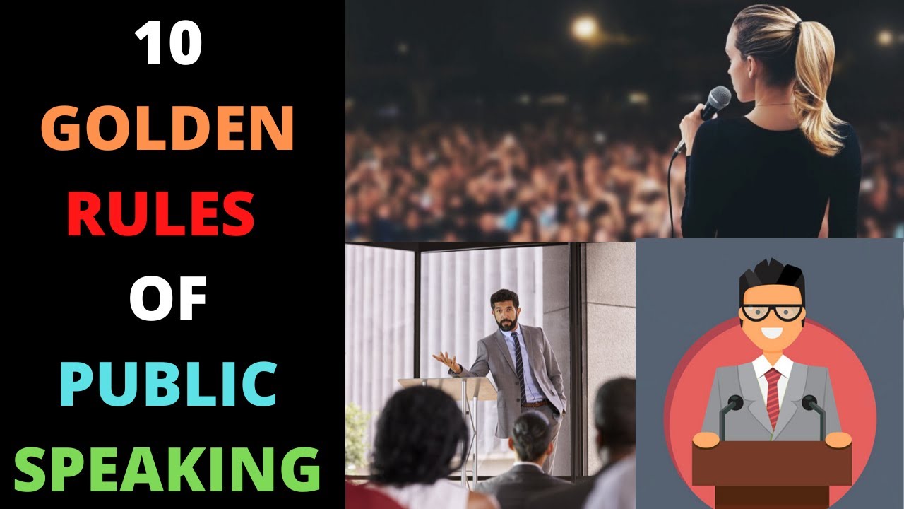 10 Golden Rules of Public Speaking | Presentation on Stage - YouTube