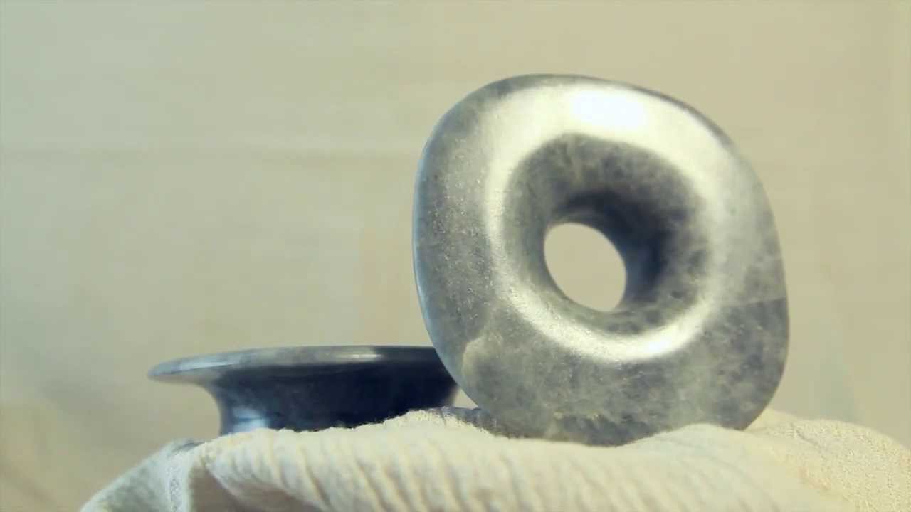 Blue-Gray Jade Mayan Square Flares - YouTube