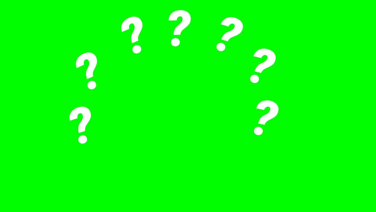 Question Mark Pop ups | Exclamation Mark Pop ups Green Screen That ...