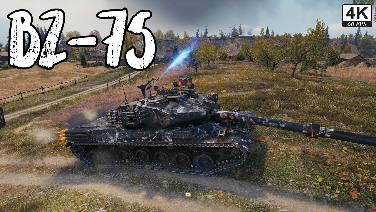 World of Tanks BZ-75 great game - YouTube