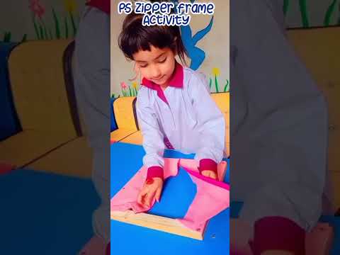 Zipper frame Preschooler Activity (MEEKASIAN) - YouTube