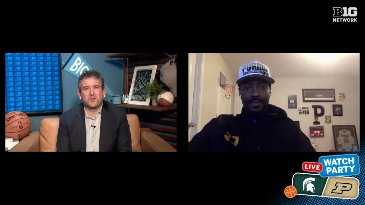 Rapheal Davis Checks Out Michigan State-Purdue with Andy Katz | Big Ten ...