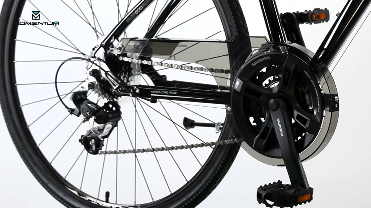 momentum T220 Trekking Hybrid Bike - YouTube