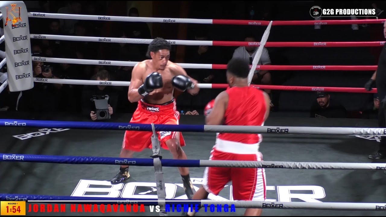 JORDAN NAWAQAVANUA vs RICHIE TONGA - Corporate Boxing Fight - YouTube