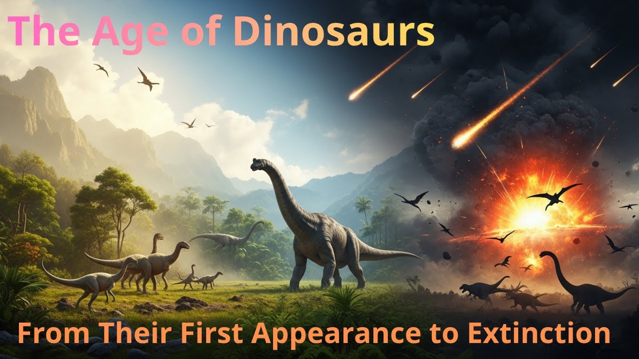 The Age of Dinosaurs From Their First Appearance to Extinction - YouTube