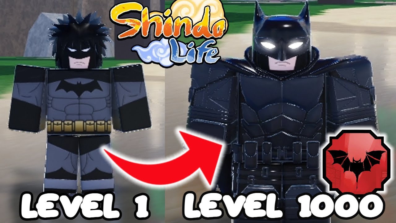 Noob To Pro With Vengeance (Batman) In Shindo Life 1 - 1000 - YouTube