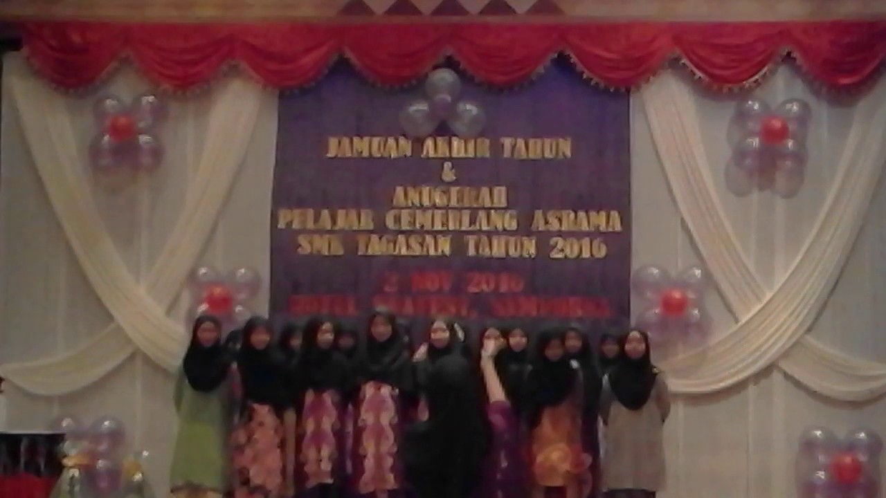 Persembahan Asrama Aspuri Di Malam Jamuan Akhir Tahun Asrama 2016 ( SMK ...