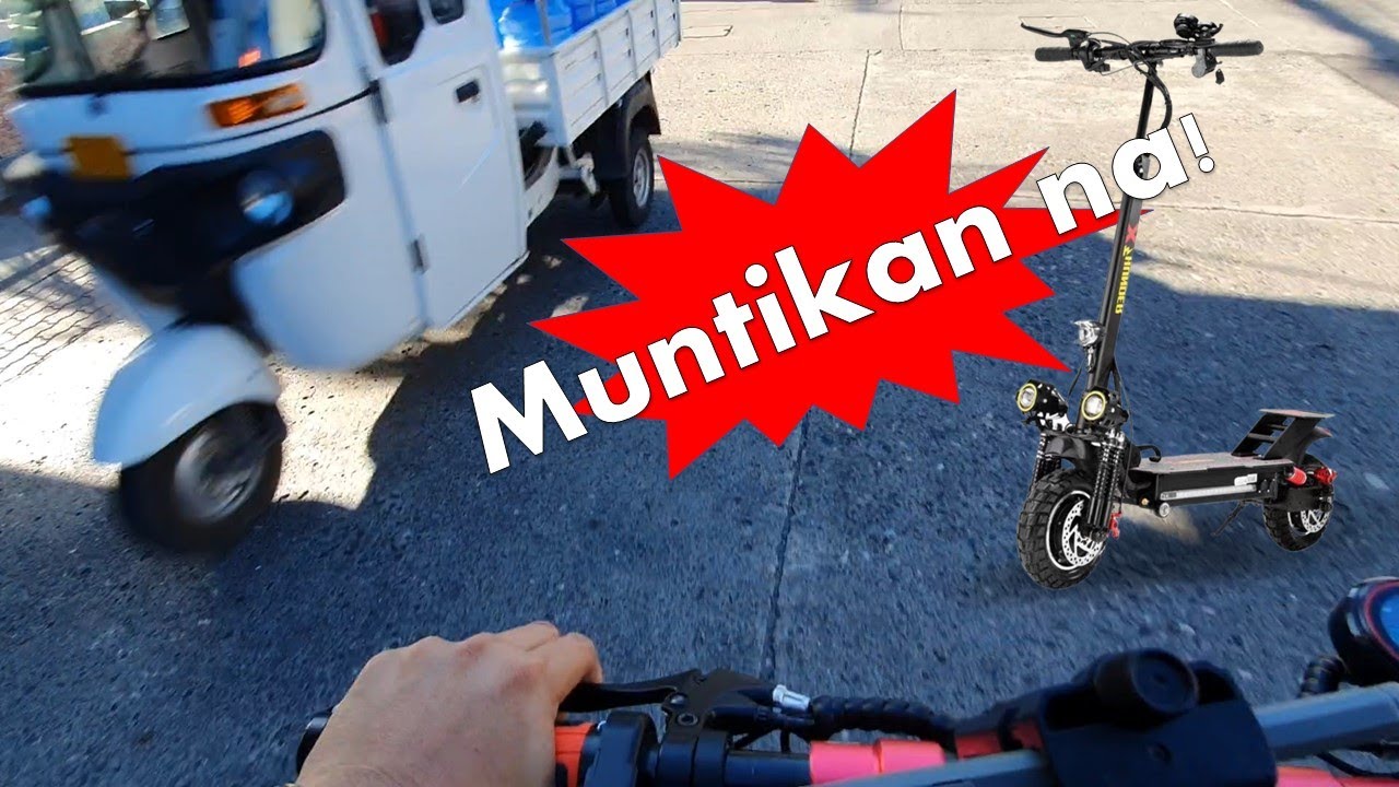 My first e-scooter Xtract Thunder v3 - YouTube