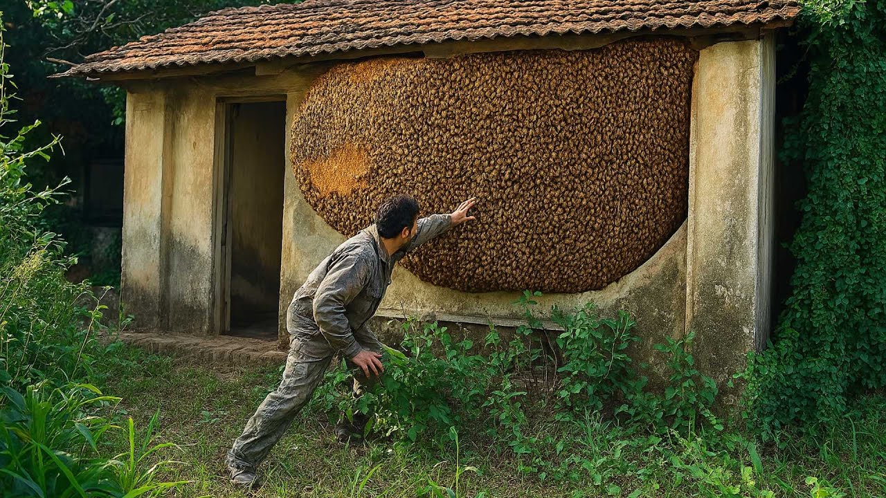 Fearless tree climber harvests wild honey | forest honey - YouTube