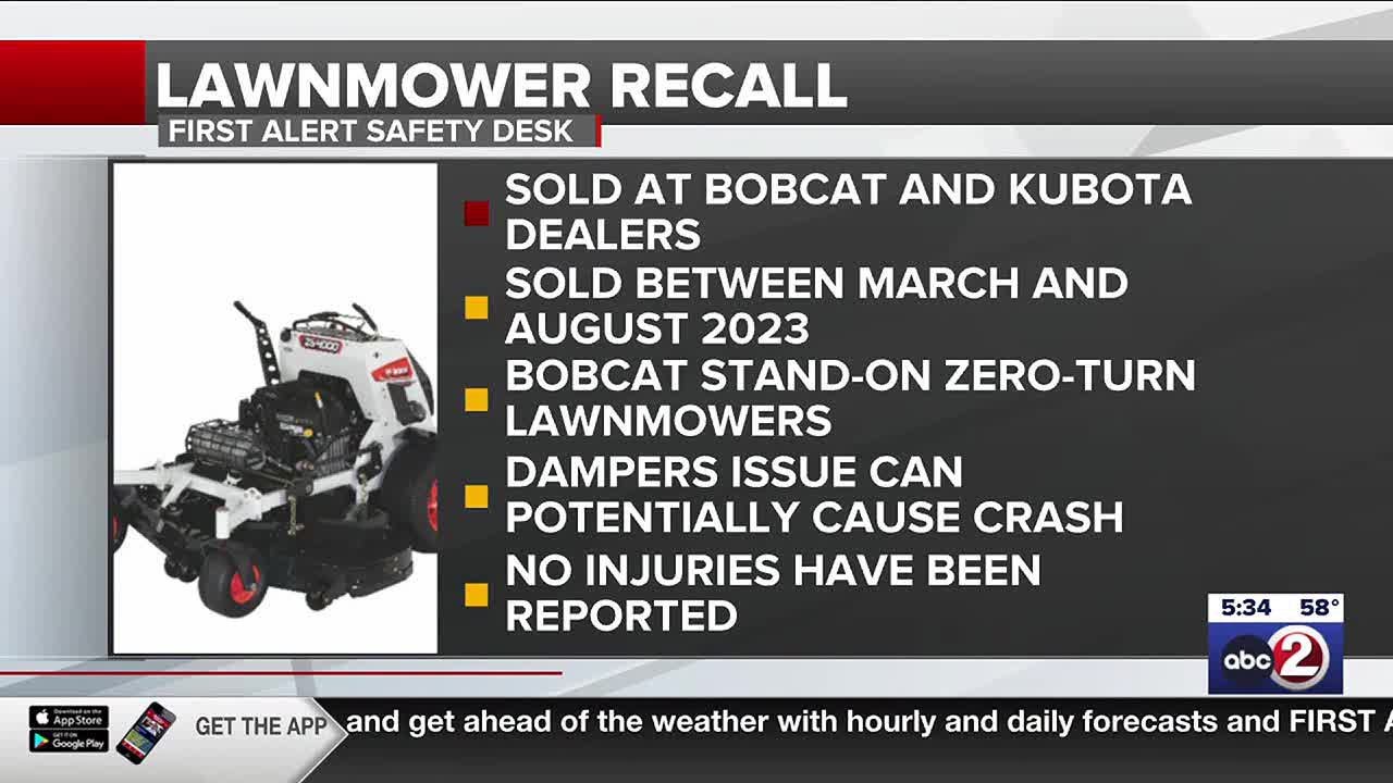 Lawn mower recalled for crash and laceration risk - YouTube