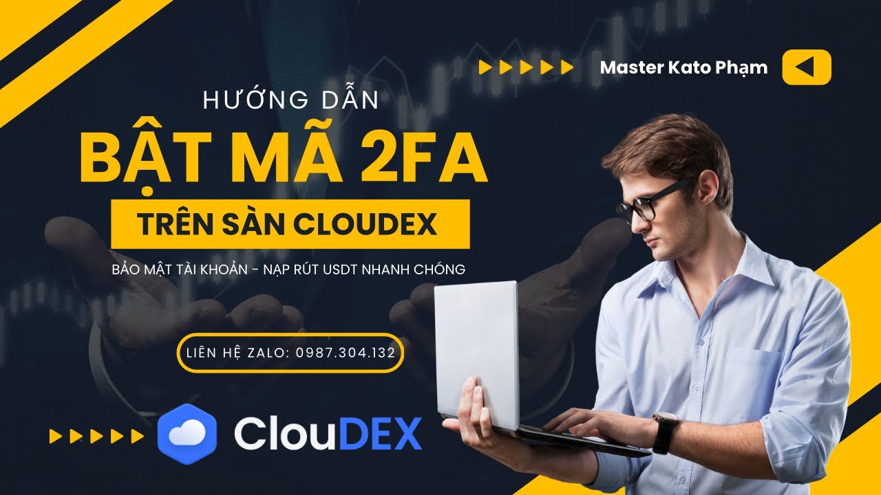Hướng dẫn bật mã 2FA sàn Cloudex - YouTube