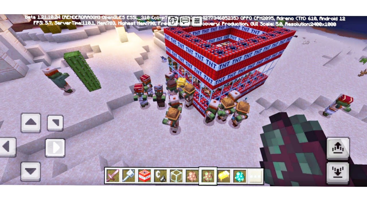 Minecraft | Minecraft TNT | Zombie Boom | Village TNT Boom | #minecraft ...