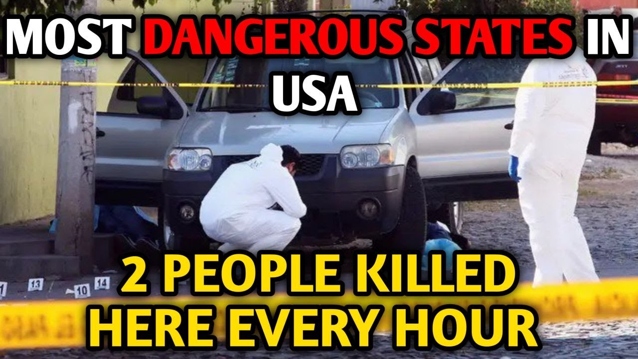 Top 10 most dangerous states in the USA 2024 | Dangerous states # ...
