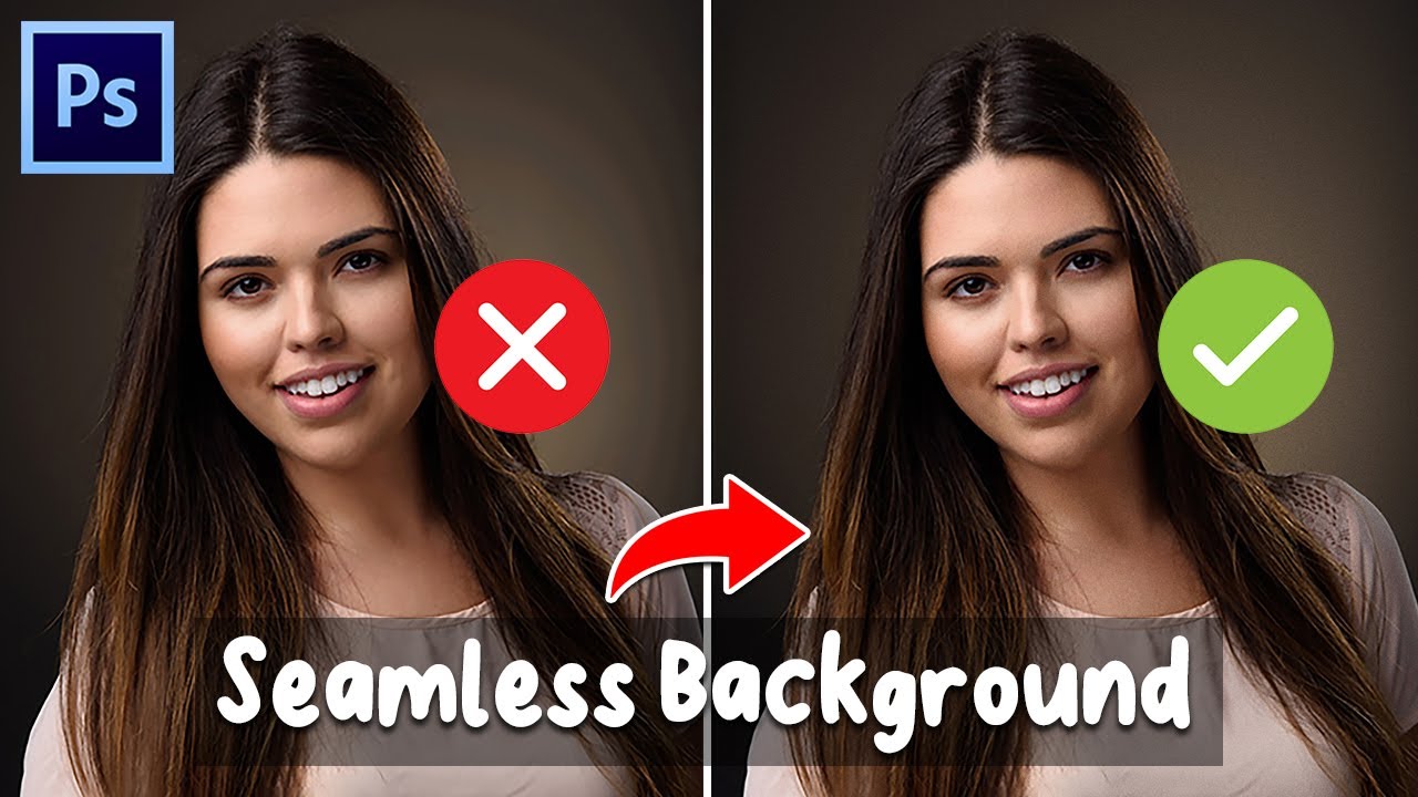 REMOVE BANDING BIKIN BACKGROUND JADI LEBIH SEAMLESS - TUTORIAL ...