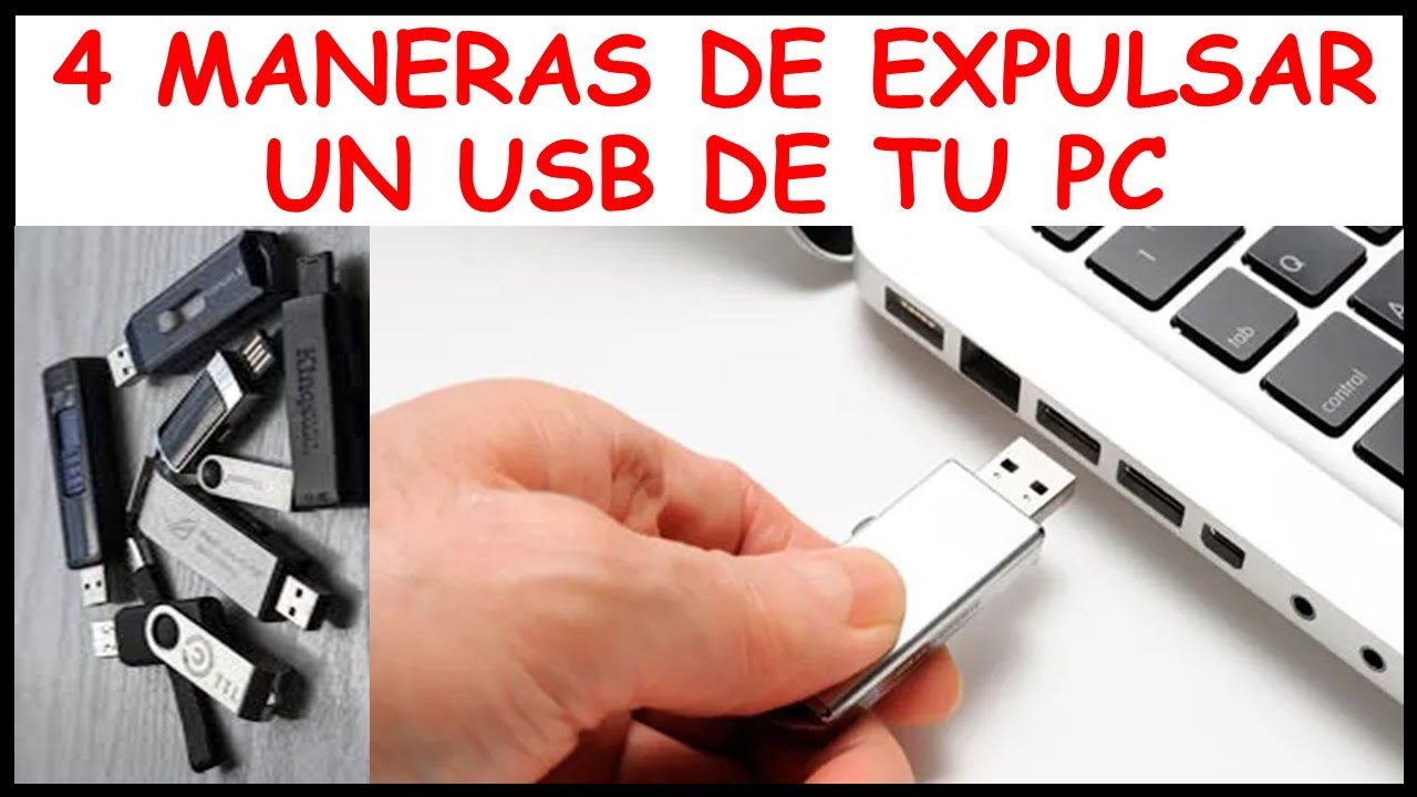 Como expulsar correctamente tu pendrive de la computadora (4 maneras ...
