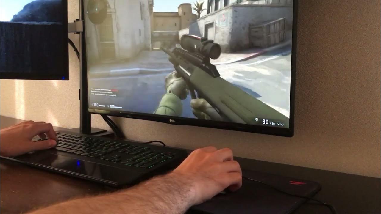 Тестирование мыши из набора SVEN GS 9100 в игровой сессии - YouTube