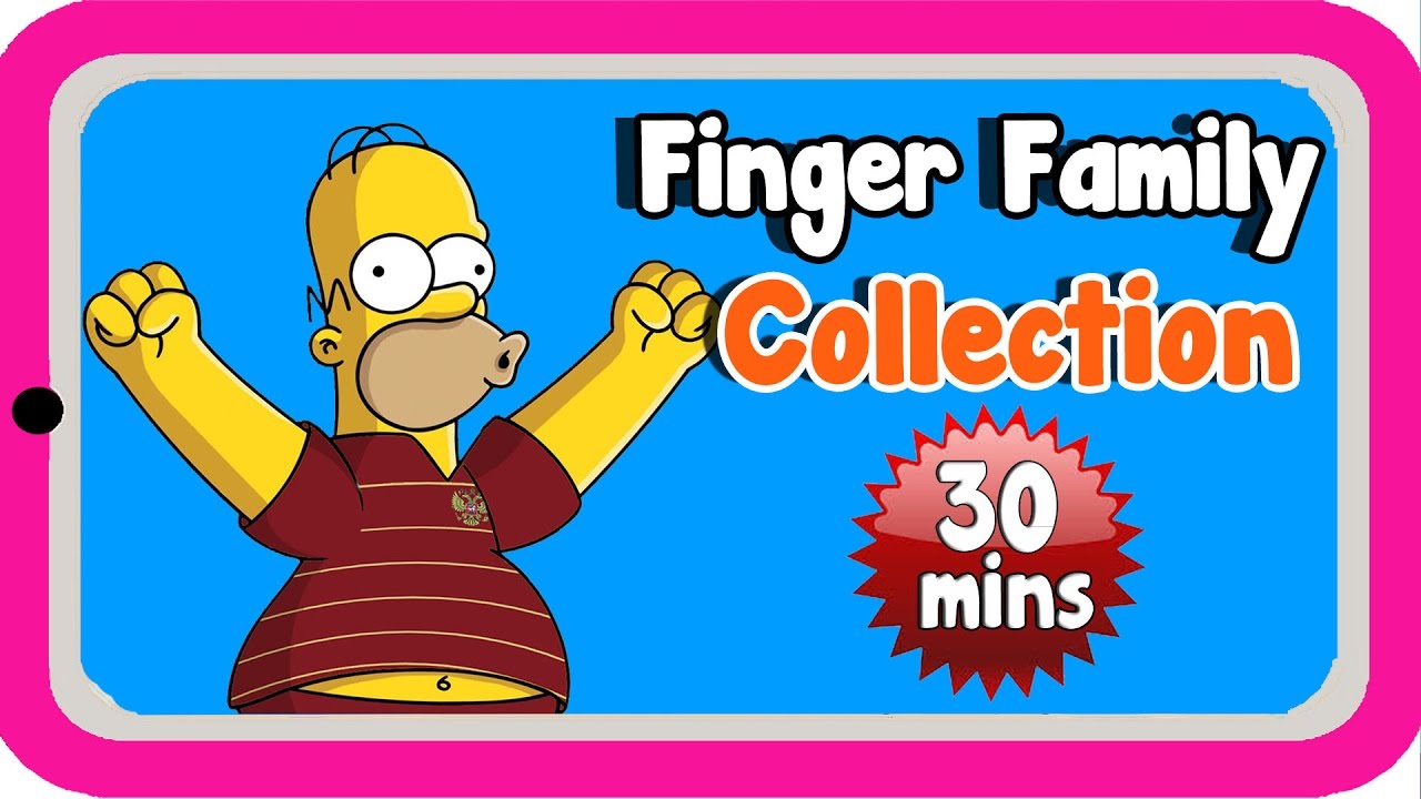 The Simpsons Finger Family Collection | Popular Finger Family Songs ...