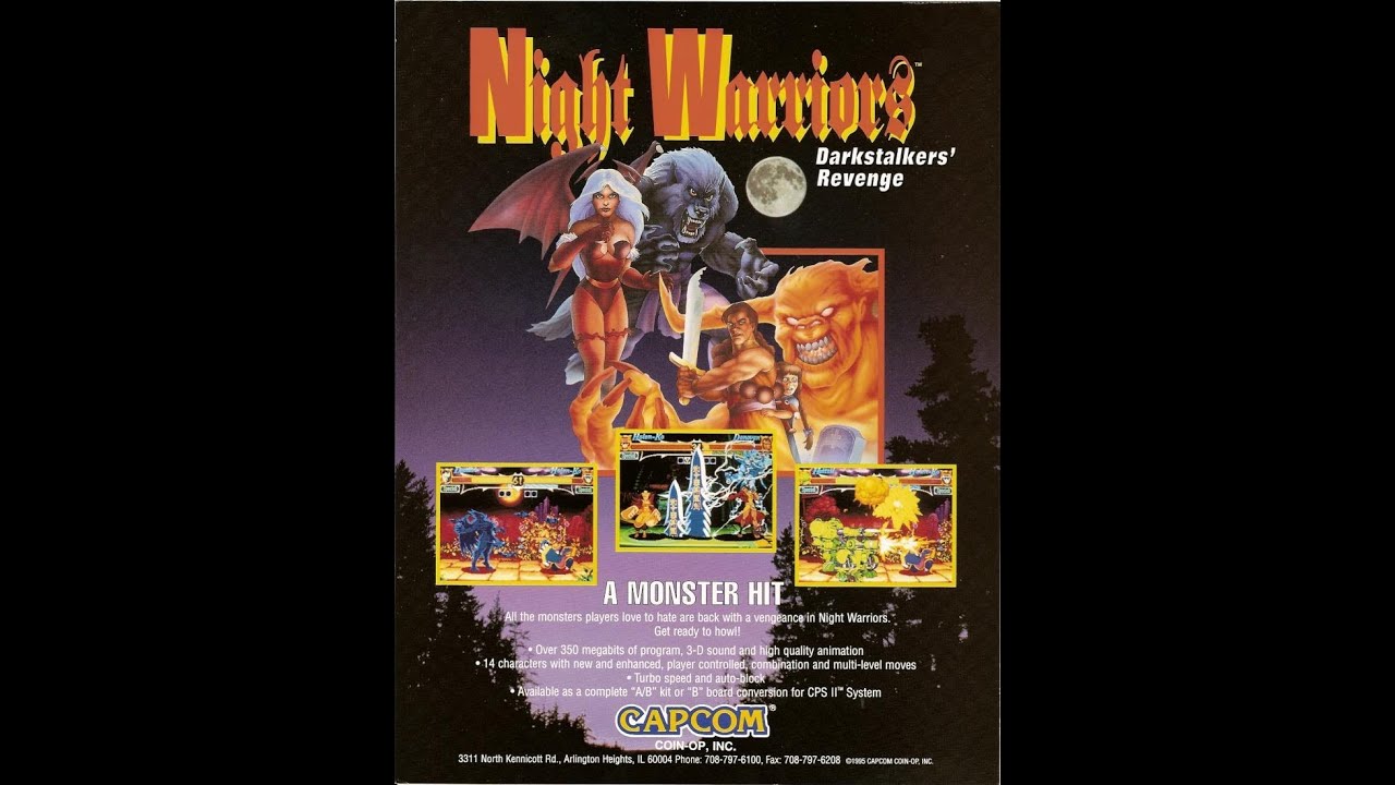 Night Warriors: Darkstalkers Revenge (Arcade) - YouTube