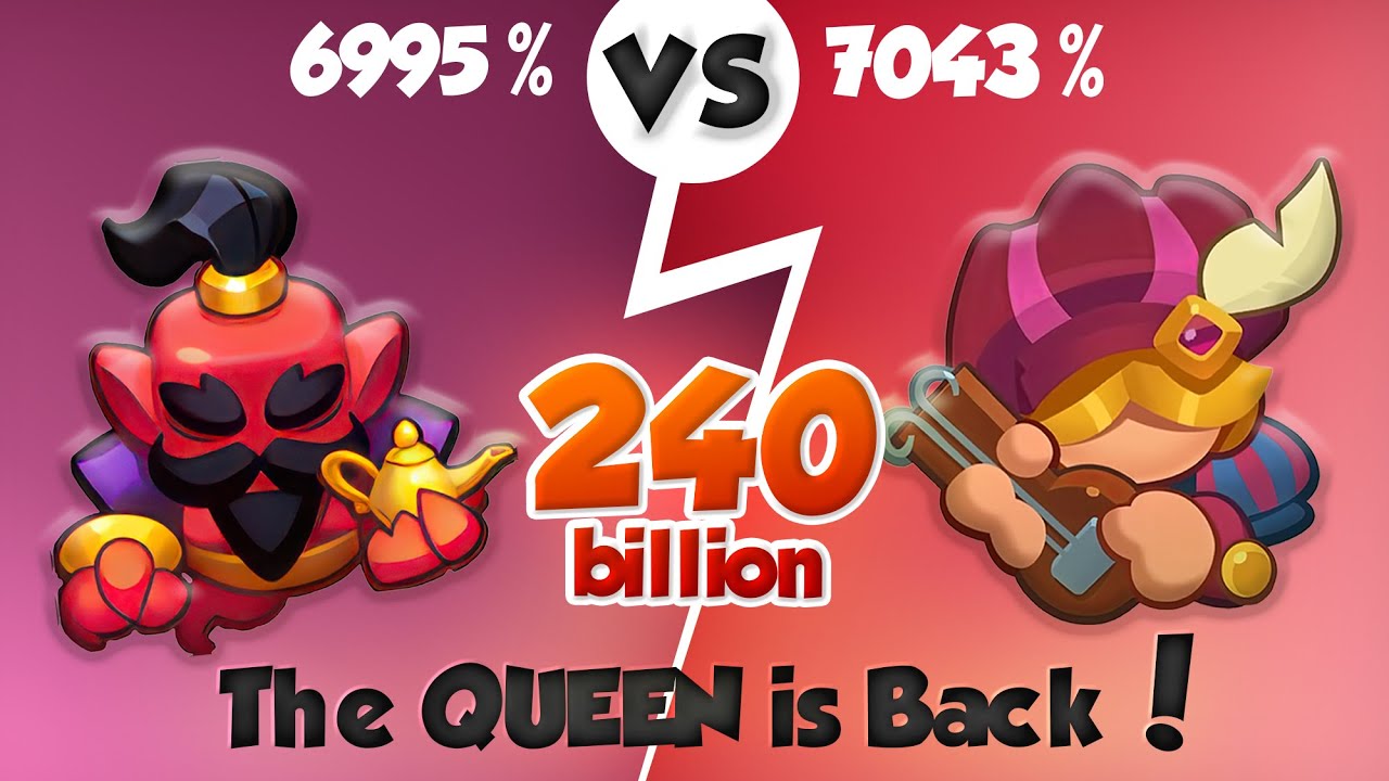 The QUEEN is Back! Genie (6995%) vs Bard (7043%) = 240 Billion | PVP ...