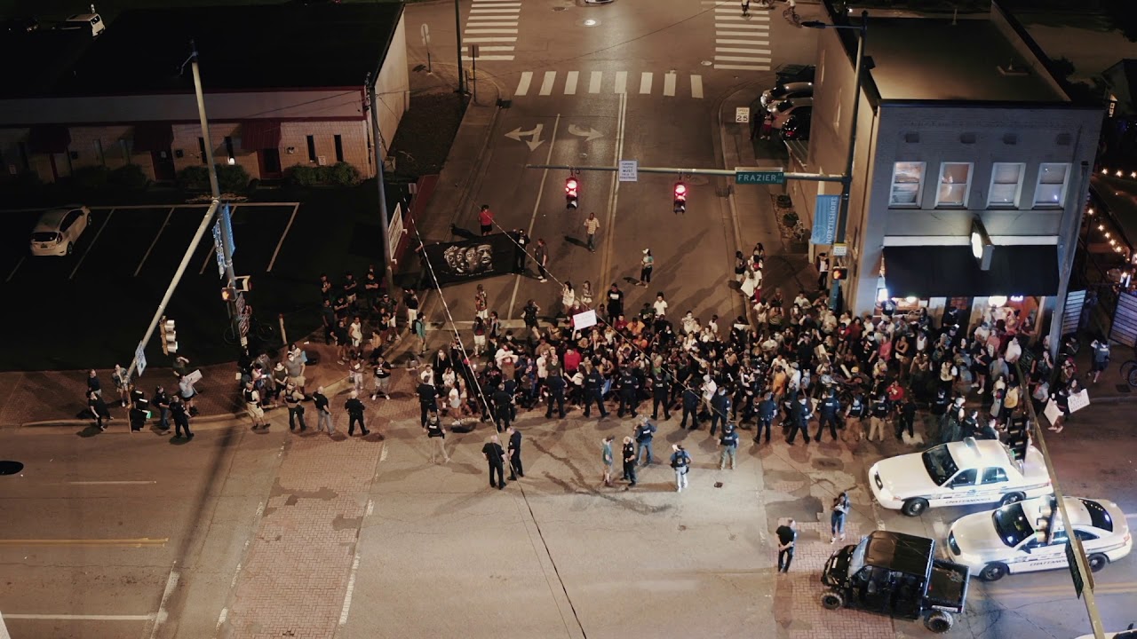American Riots and Protests Aerial Footage using DJI Mavic Mini Drone ...
