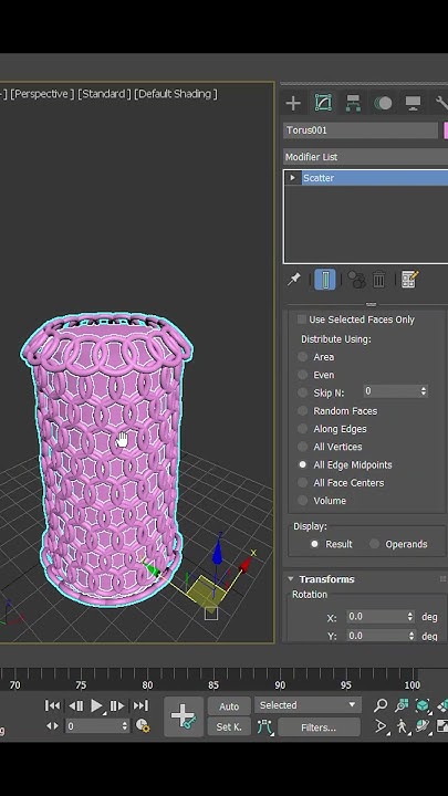 3ds max. Tip: How to Scatter Objects in 10 seconds #3d #3danimation #3dsmax - YouTube