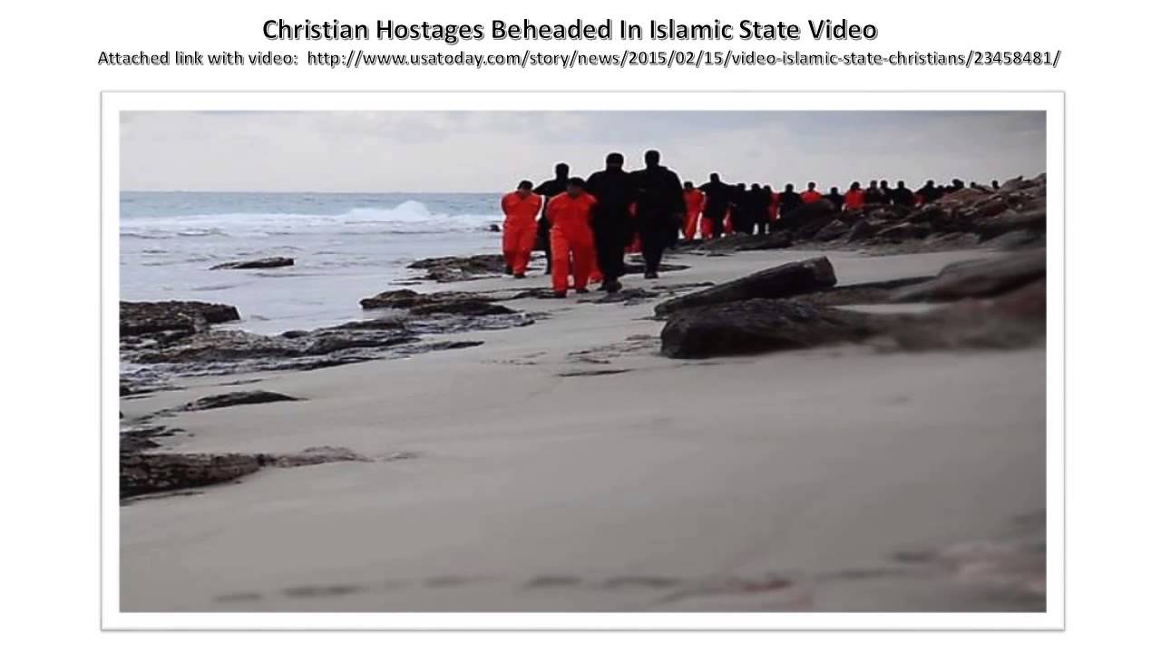 Christian Hostages Beheaded In Islamic State Video - YouTube