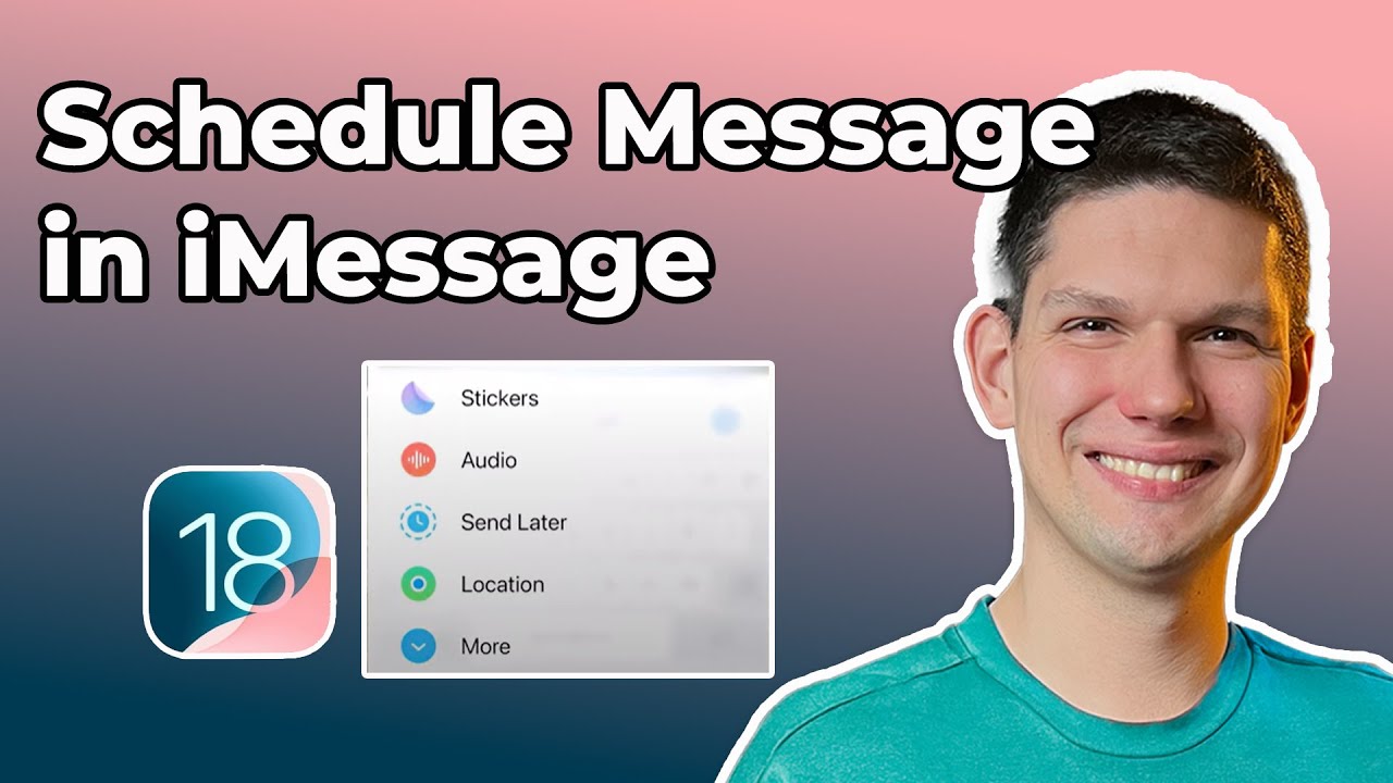 How To Schedule A Message In iMessage On iOS 18 - YouTube