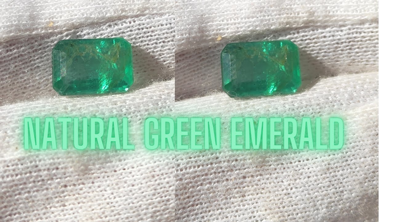 Natural green emerald the magic gemstone - YouTube