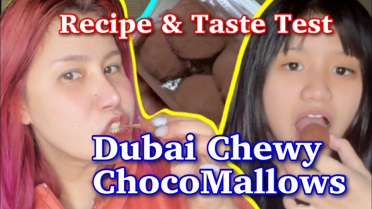 Dubai Chewy ChocoMallows Cookie Taste test - YouTube