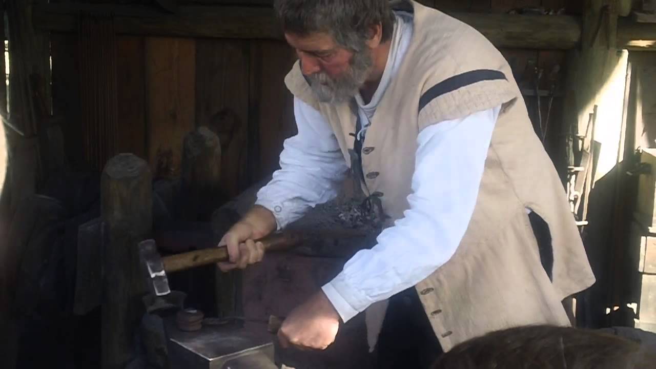 Blacksmith at Mission San Luis - YouTube