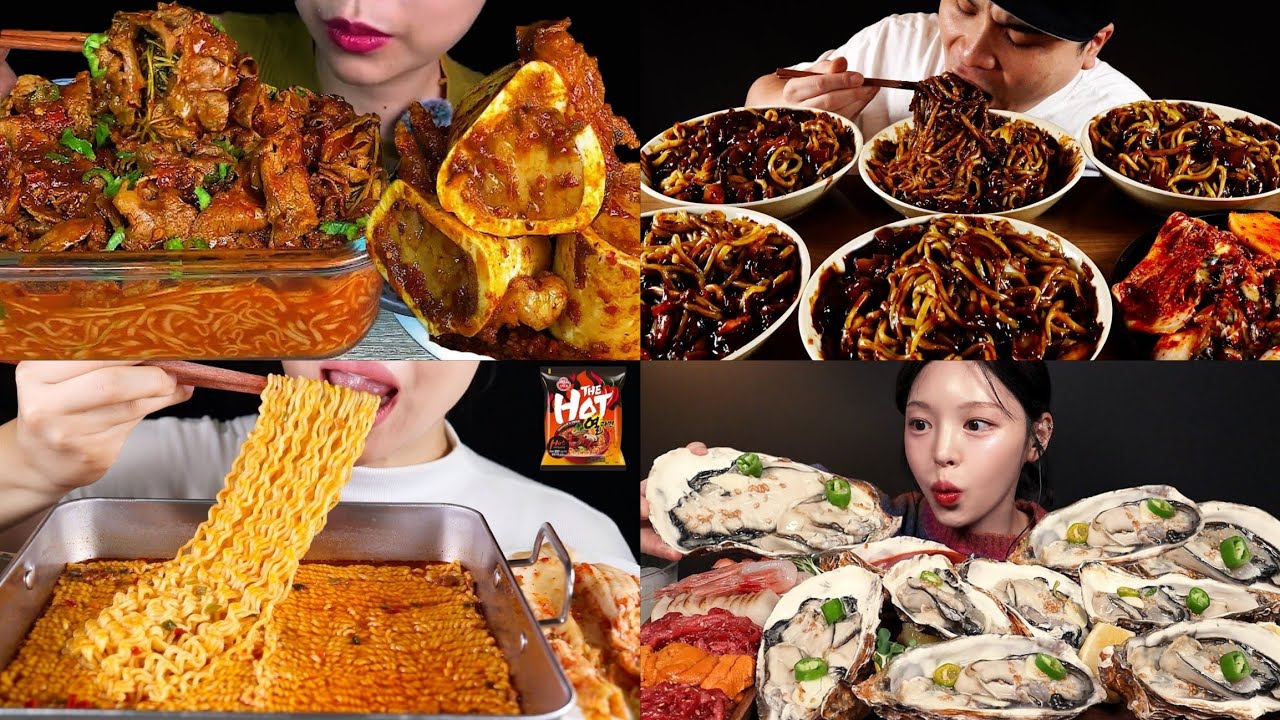 BEST *SATISFYING BIG BITES* MUKBANG ASMR COMPILATION pt.31 - YouTube