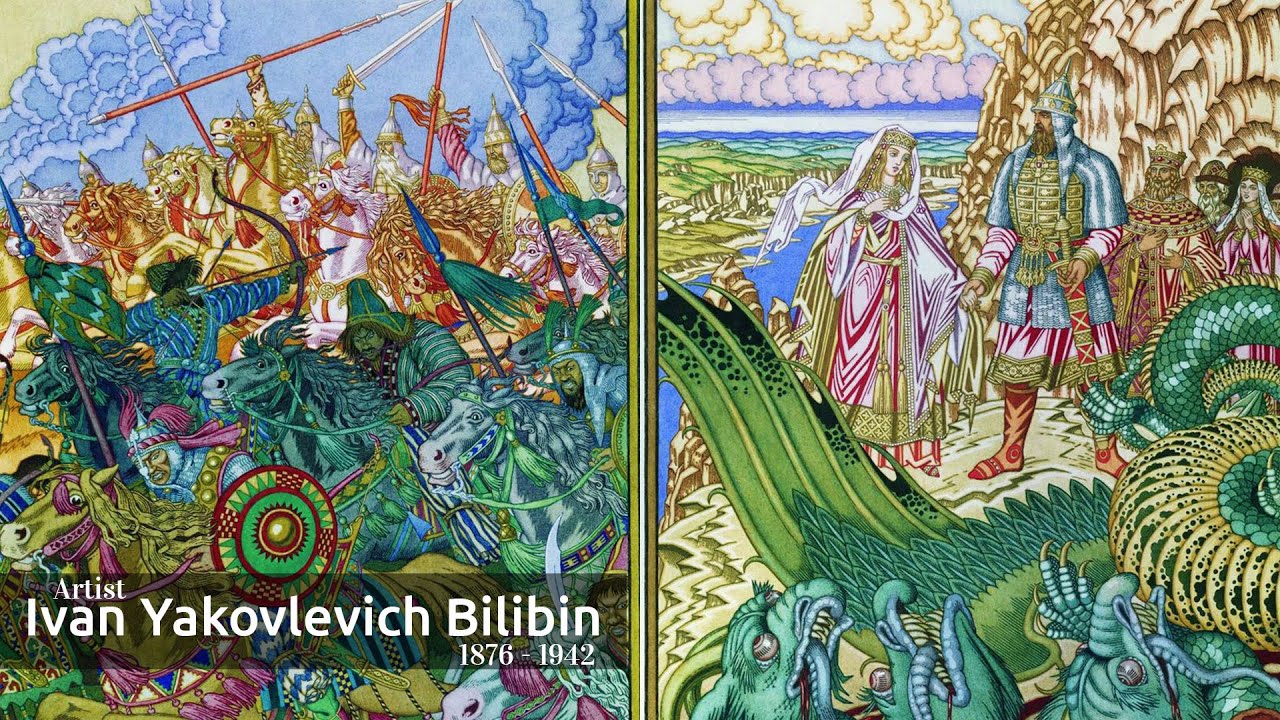 Artist Ivan Yakovlevich Bilibin (1876 - 1942) Russian Illustrator | WAA ...