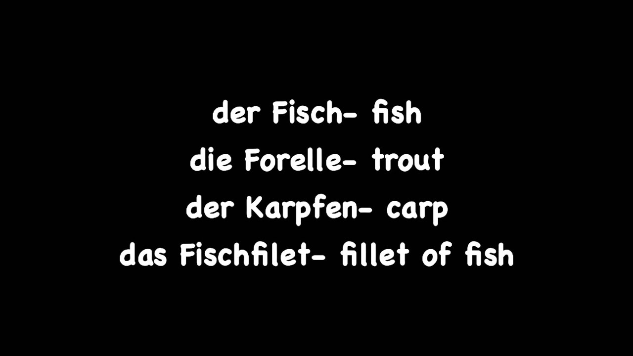 Deutscher Essen-Wortschatz #5 (German Food Vocabulary #4) - Deutsch ...