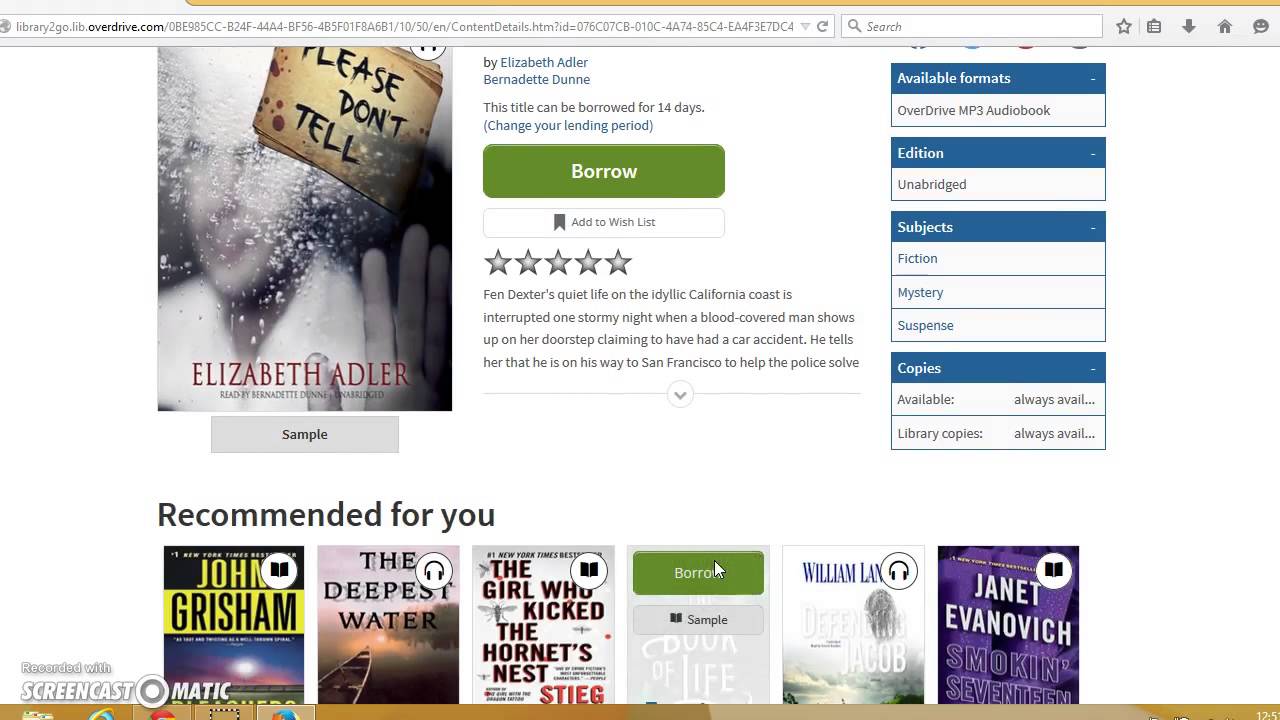 Library2Go Tutorial for Older Users - YouTube