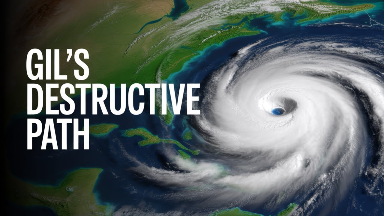 tropical storm gil hurricane tracker - YouTube