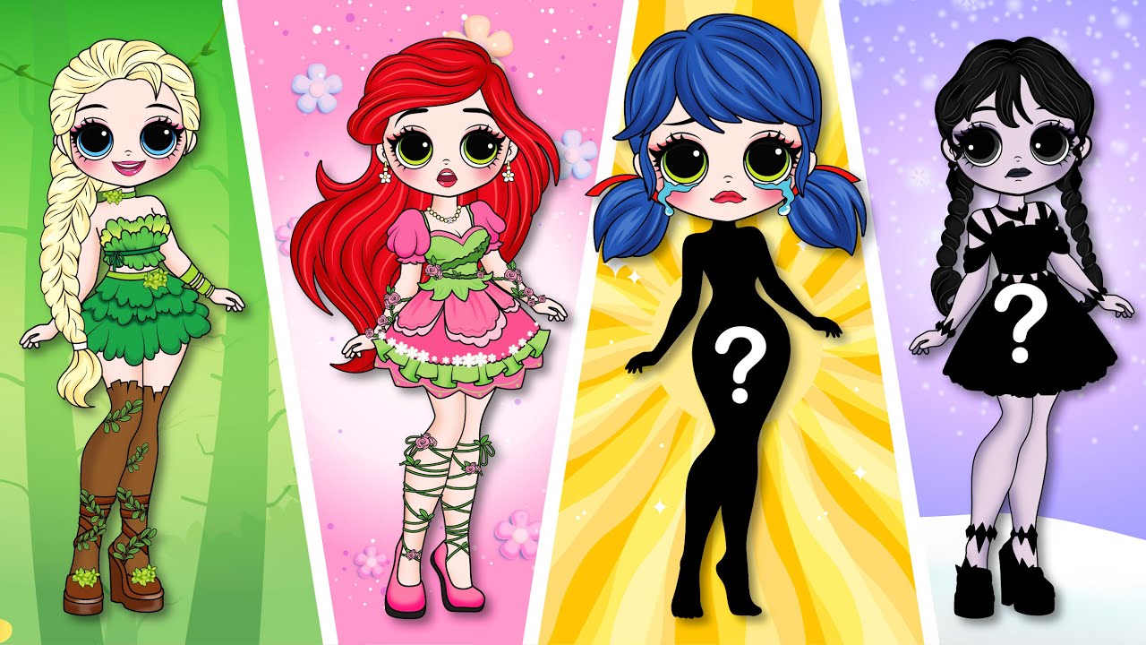 Paper Dolls | How To Make Disney into element Fashions for Disney ...
