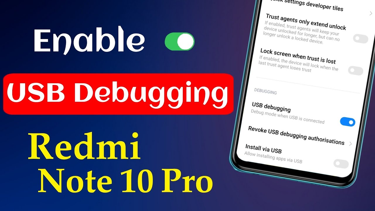 How to Enable Usb Debugging in Redmi Note 10 Pro | Redmi Note 10 Pro ...