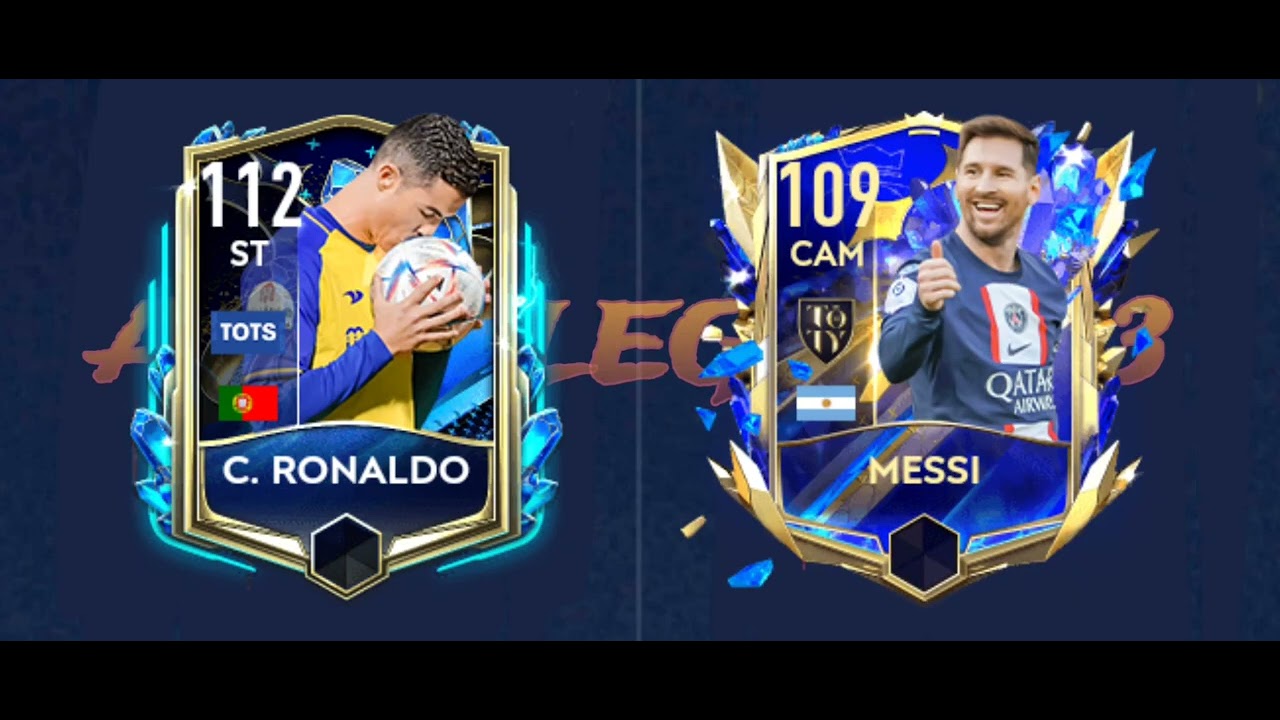 C.RONALDO VS MESSI CARDS FIFA MOBILE | EA FC 24 - YouTube