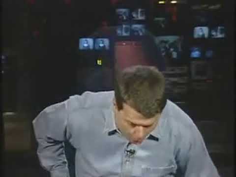 Vomit on live tv! Throw up on the news! Guy pukes! - YouTube